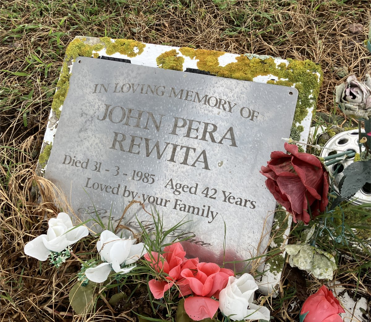 John Pera Rewita | Gisborne District Council Cemetery Database